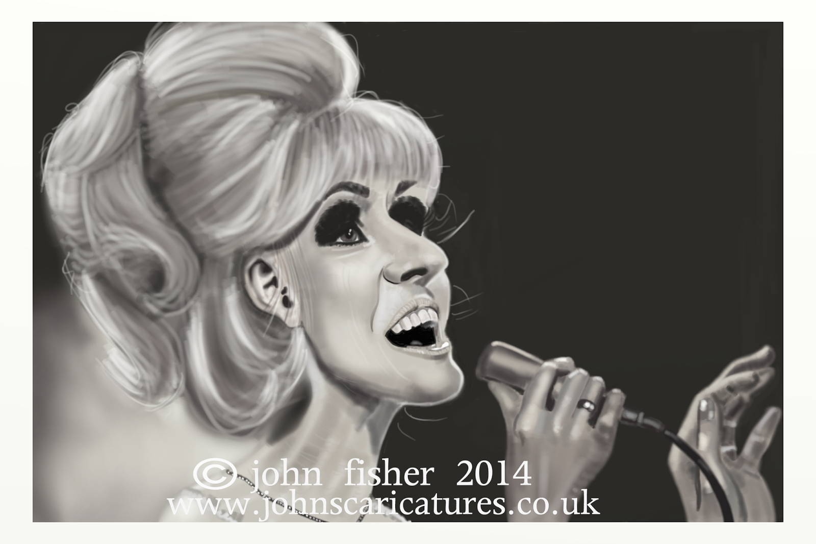 The Art of John Fisher: Dusty Springfield...