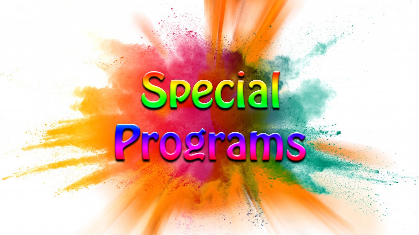 Special Programs