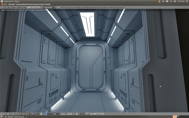 Dan Brown CGI | Sci-fi Art: Viminal Gunship Interior