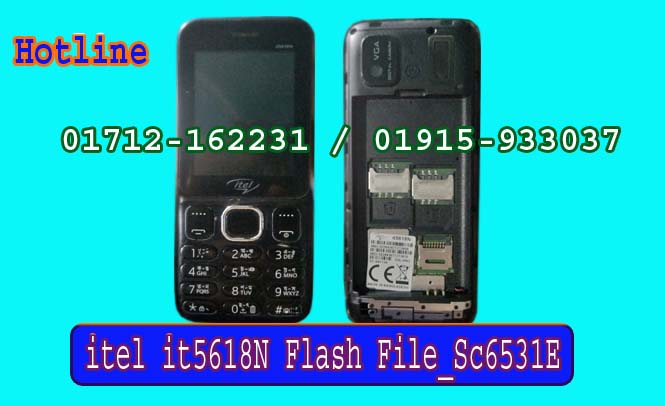 itel it5618N Flash File_SC6531E-File Tested Done - Jubayr Mobile Care
