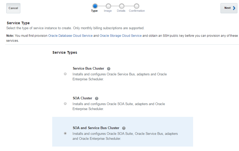 SOA Cloud - Creating an Oracle SOA Cloud Service Instance - Oracle ... SOA Cloud - Creating an Oracle SOA Cloud Service Instance - Oracle ...
