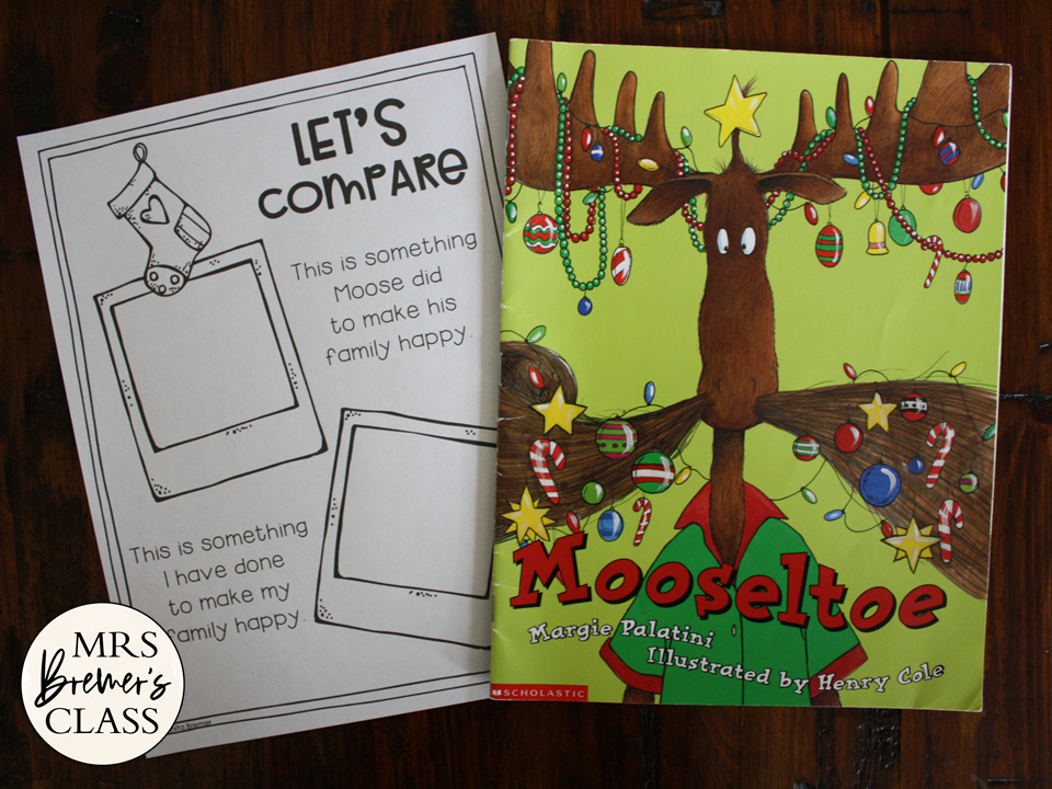 Mooseltoe | Book Activities and Craftivity | Mrs. Bremer's Class