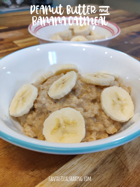 Fantastical Sharing of Recipes: Peanut Butter & Banana Oatmeal