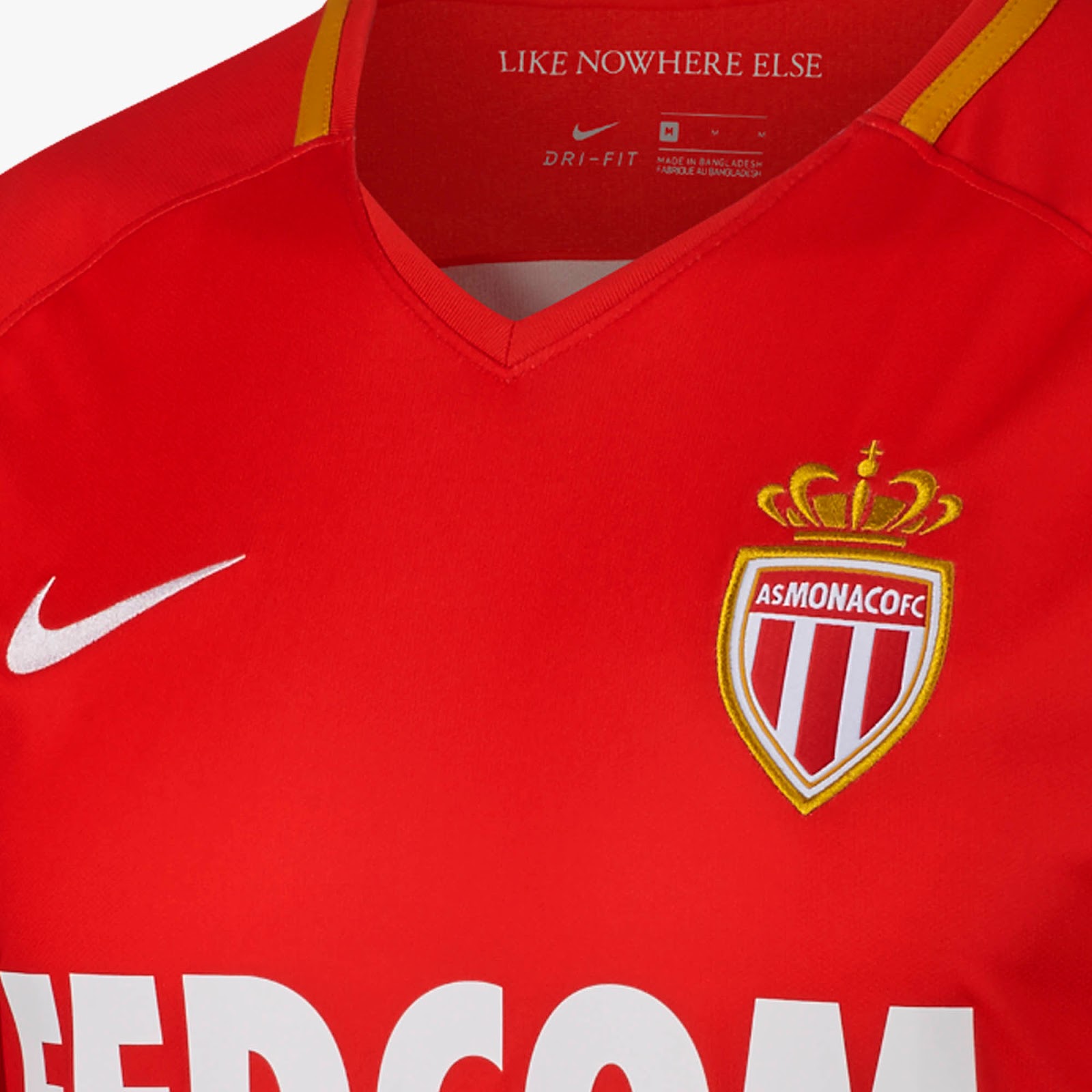AS Monaco 17-18 Home Kit Released - Footy Headlines