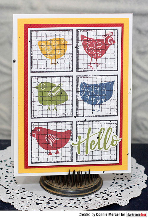 crafty goodies: Three cards using the new Grid/Texture stamp by ...