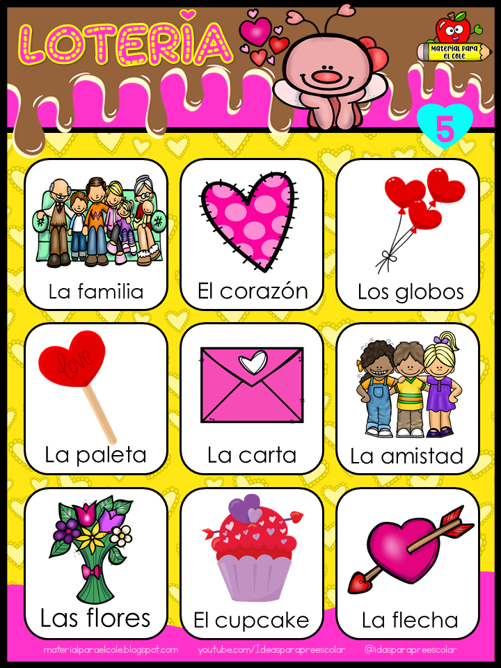 LOTERÍA DE SAN VALENTÍN(14 DE FEBRERO)