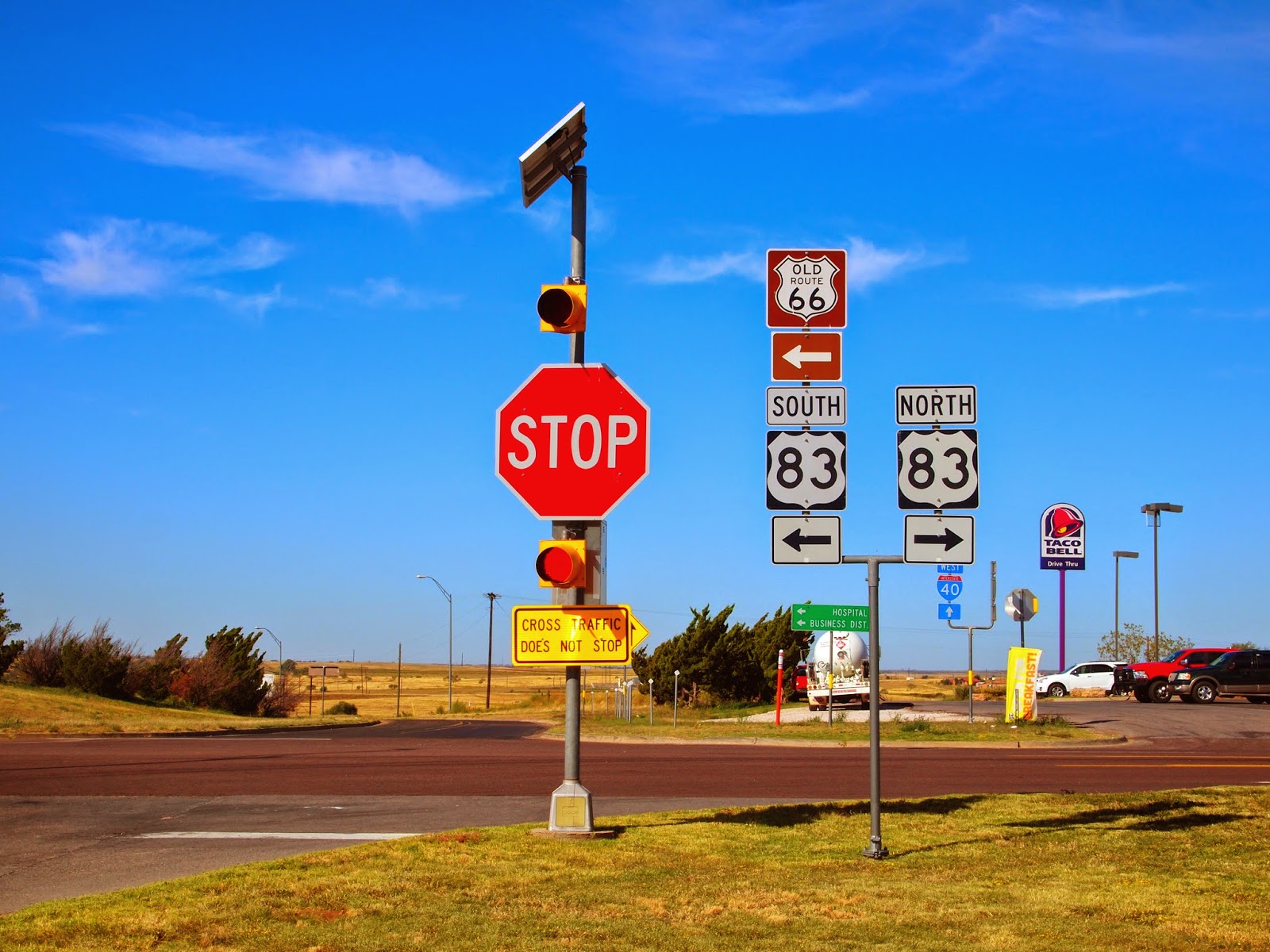 A Hobo's Travelogue: Shamrock Texas, Highway 83