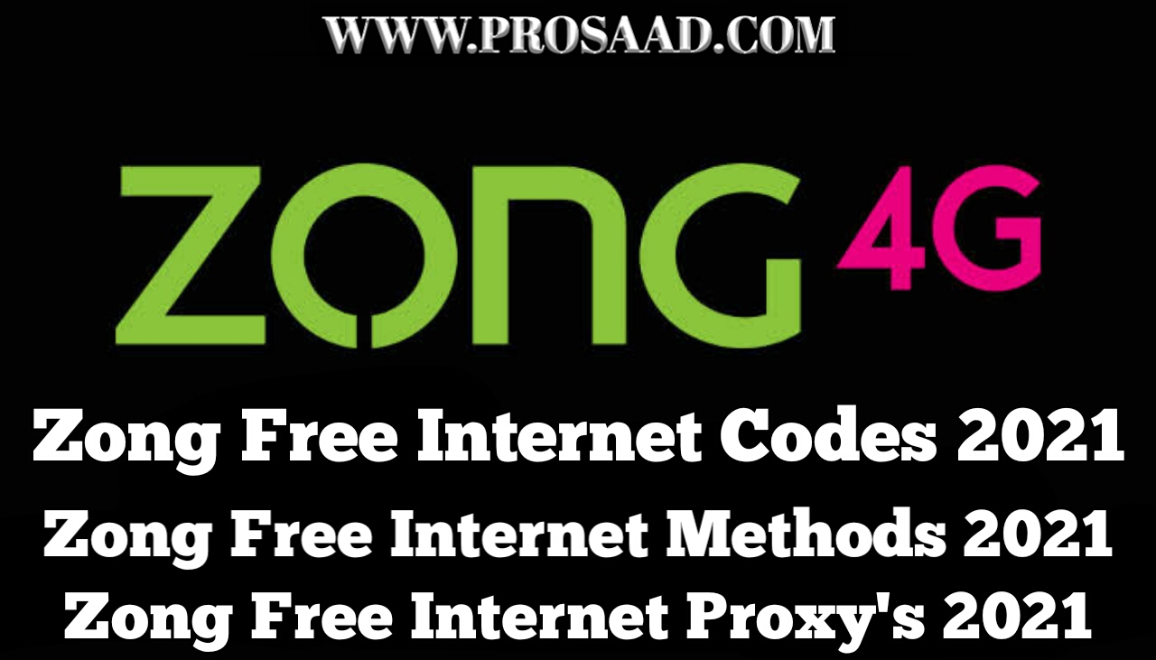 Zong Free Internet Codes 2024 - How to Subscribe Free Internet