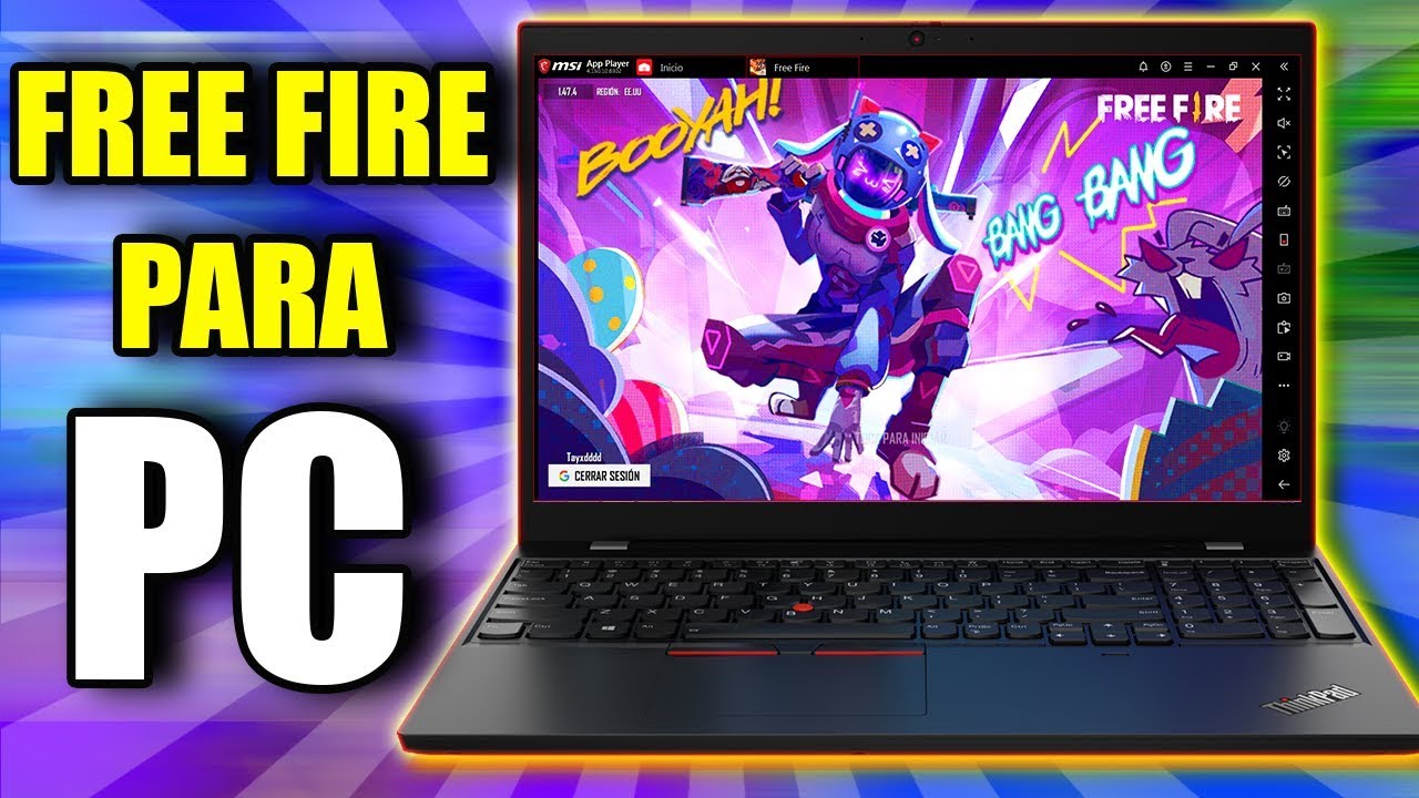 Como Descargar y Jugar FREE FIRE desde la PC 💻 El Mejor y mas Ligero Emulador de Android 【BAJOS ...
