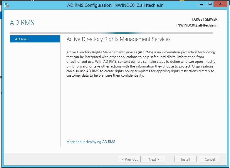 All4Techie: Active Directory Rights Management