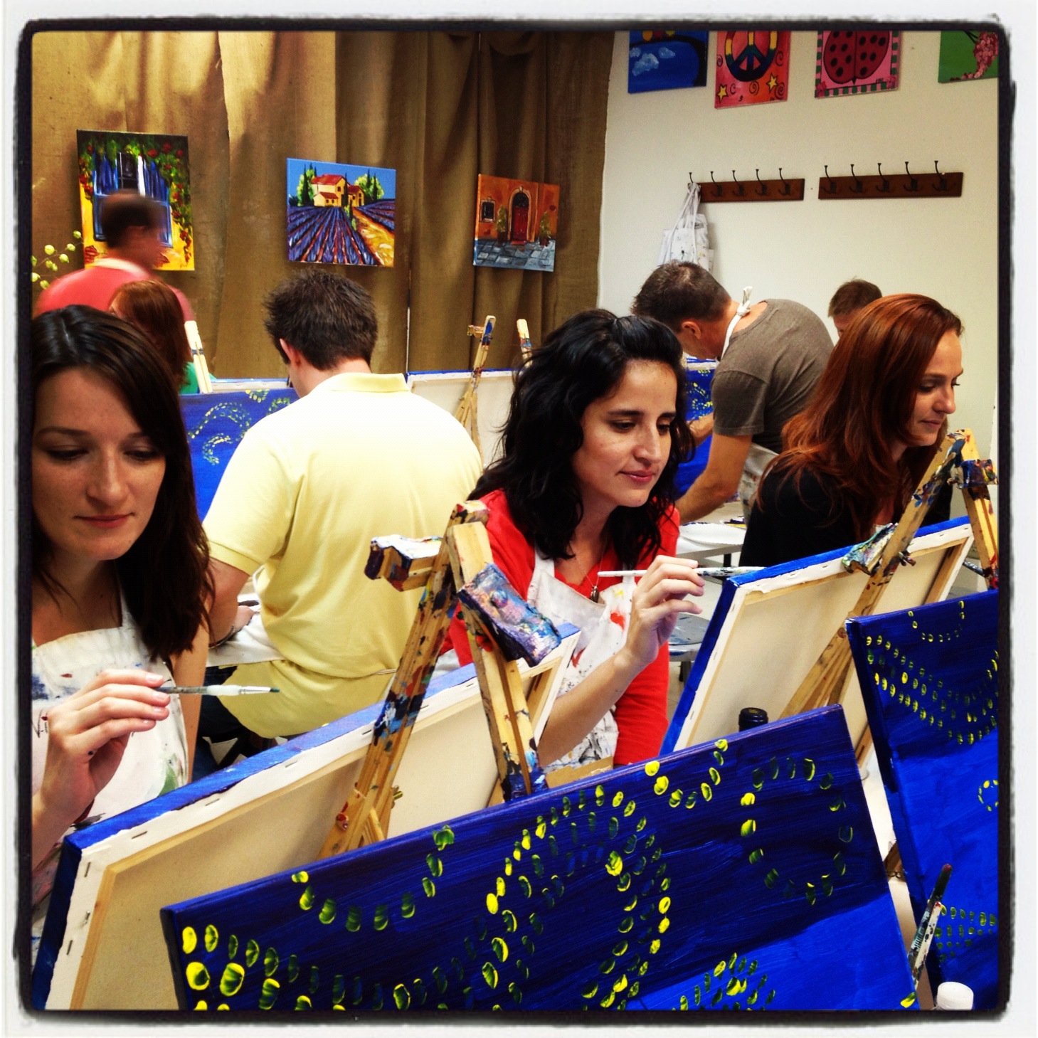 Blue-Eyed Butterfly: Girl's Night: Painting with a Twist