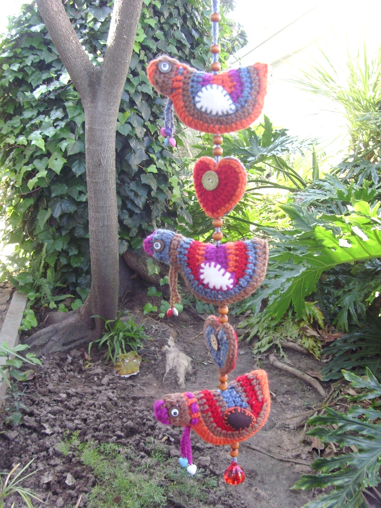 Hekel Idees: Patroon en Tutoriaal: Hekel Gestringde Voëltjies.