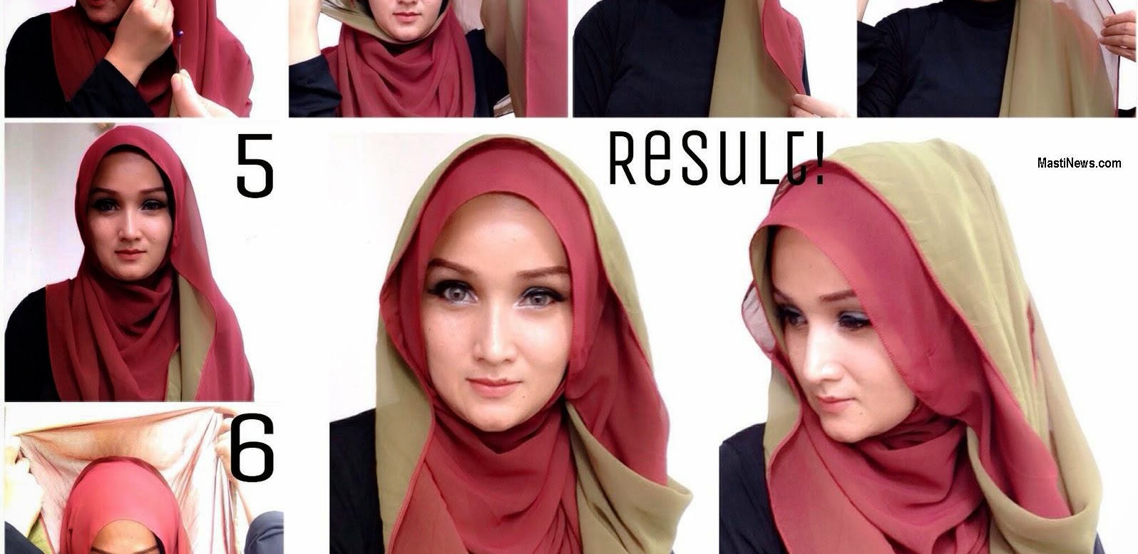 Tutorial Hijab Layer - Tutorial Hijab Cara Memakai Jilbab dan Hijab Terbaru