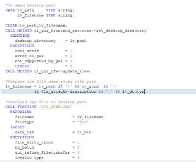 SAP ABAP Central: Upload & Download Attachments in Dispute Management(FSCM)