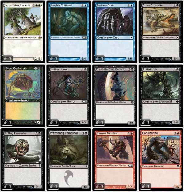 Magic the Gathering Adventures: Vanilla Creatures