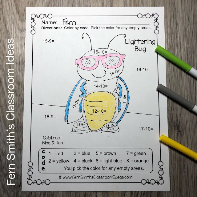 Are You Looking for Some New Spring Color By Number Addition and ...