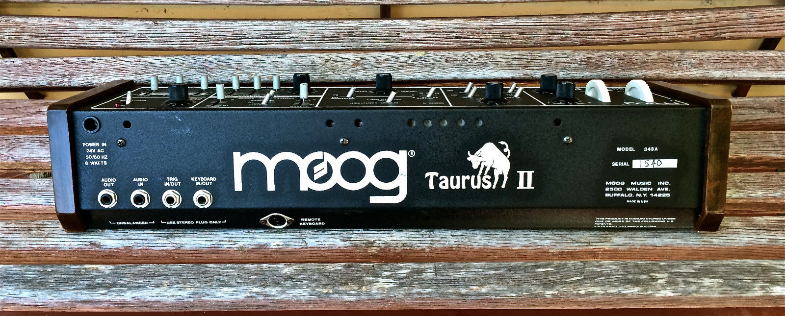 MATRIXSYNTH: VINTAGE Moog Taurus II Bass Synthesizer w/ Pedals & Vinyl ...