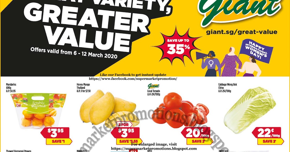 Giant Great Value Promotion 06 - 12 March 2020 ~ Supermarket Promotions