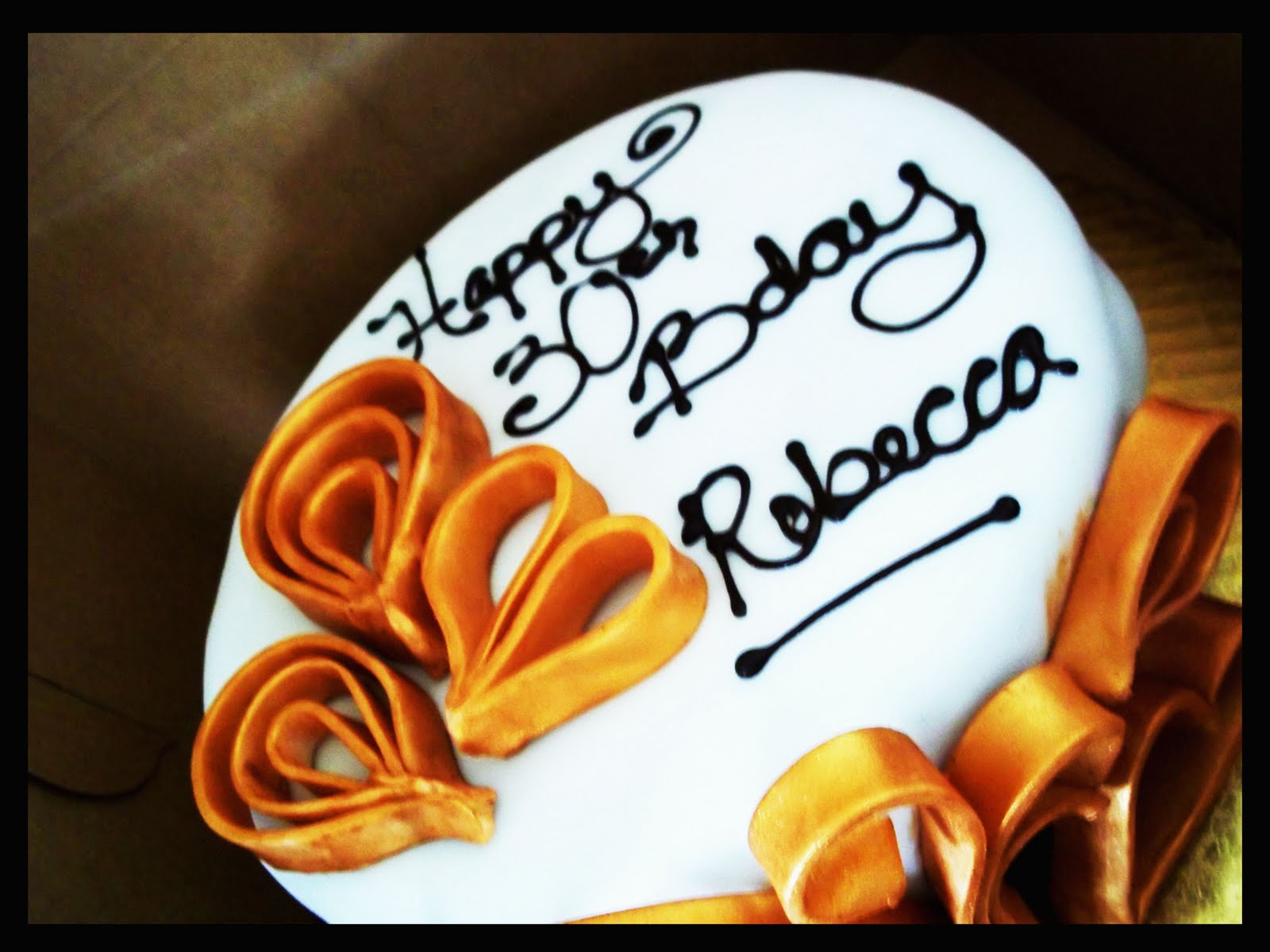 bite size me: Rebecca's Birthday cake!