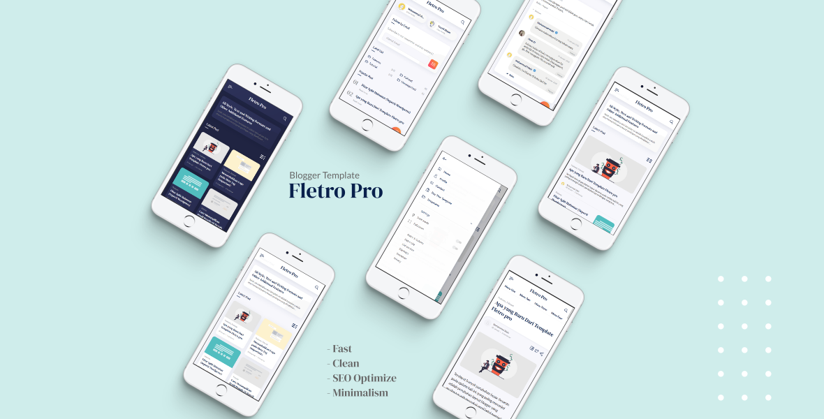 Fletro Pro v5.4 3 Column Premium Blogger Template