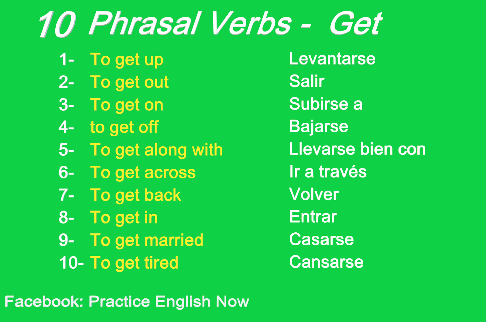 Aprender Inglés: Verbo To Get Completo - Lesson # 18