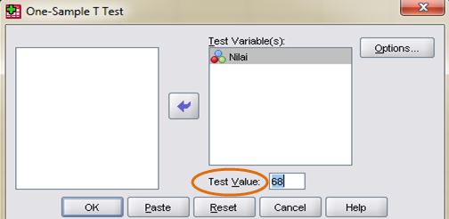 Contoh Soal uji t (t-test): One Sample t-test + Analisis - Bagian I