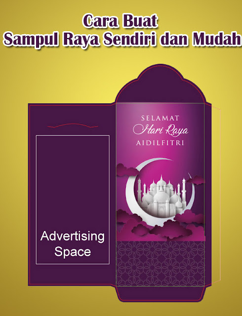 Cara Buat Sampul Raya Sendiri dan Mudah