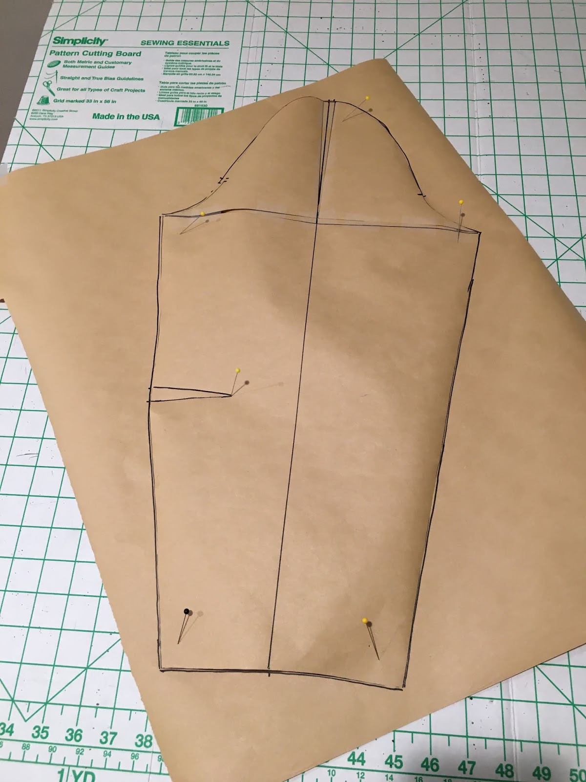 sewcreatelive: Drafting a Sleeve for Draped Bodice & Making a Padded ...