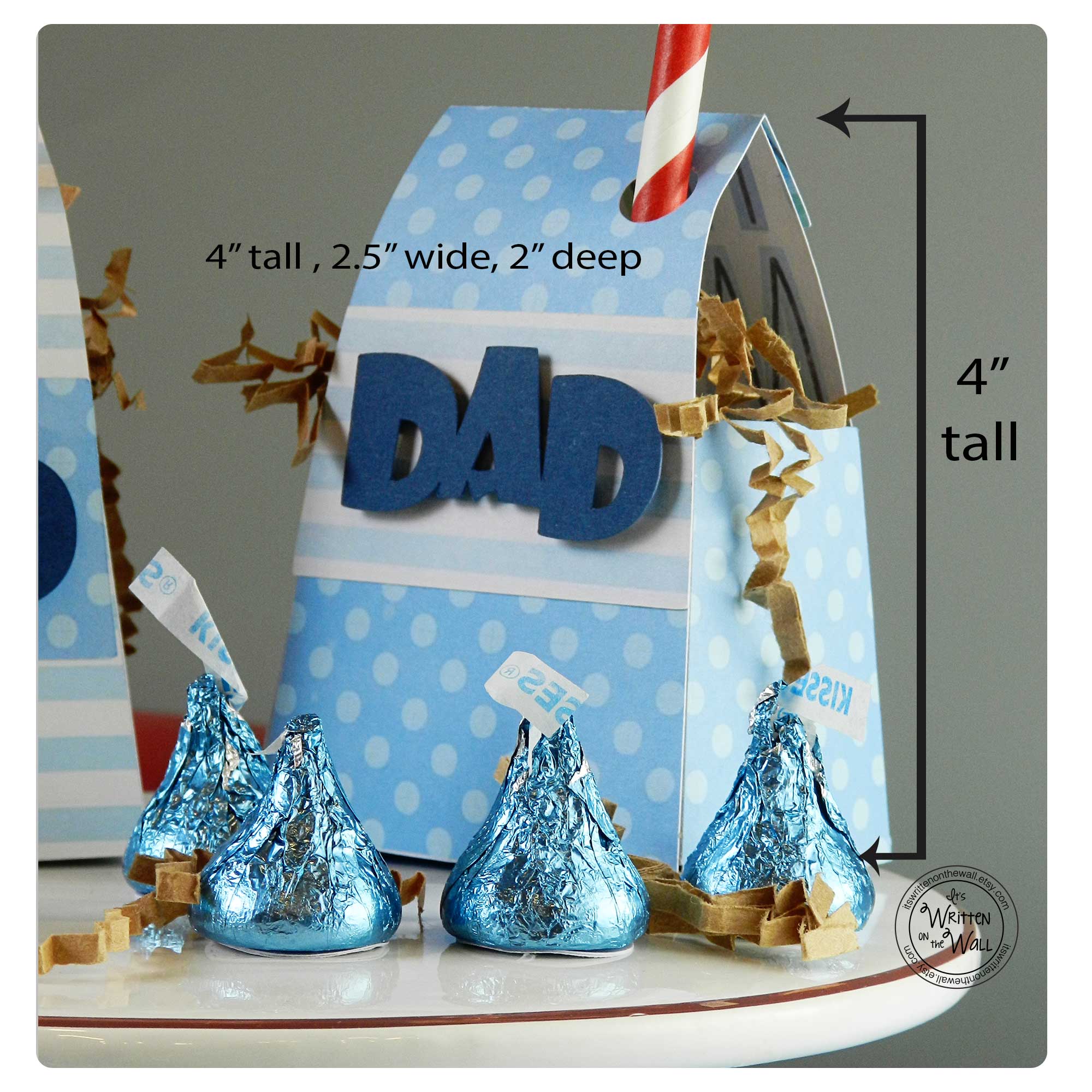 It's Written on the Wall: Father's Day Treat Boxes for your Table Decor ...