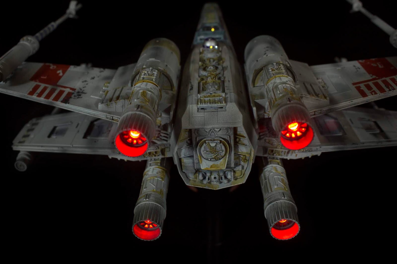 Bandai 1/48 scale X-Wing Model Build: Part X Final reveal of finished X ...