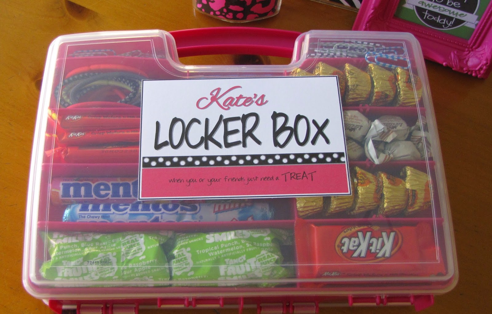 CHOCOLATES FOR BREAKFAST and other Sweet Somethings: School Locker Boxes