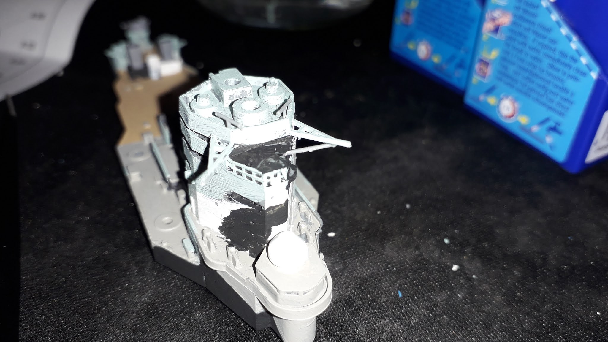 The Megalomaniac Bore: Ship Diorama Build Blog : HMS Rodney : Pt8