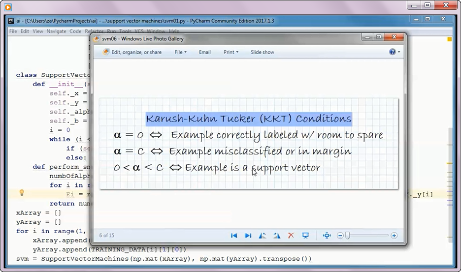 Prototype Project Support Vector Machines Svm W Sequential Minimal Optimization Smo Python