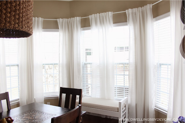 Dwellings By DeVore: Bay Window Curtains