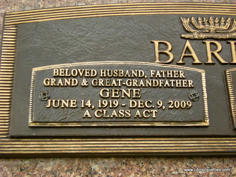 Los Angeles Morgue Files: "Bat Masterson" Actor Gene Barry 2009 ...