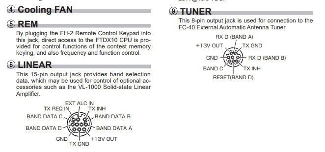 YAESU FTDX10 Tutorial hELP: Acom 1000 & FTDX10