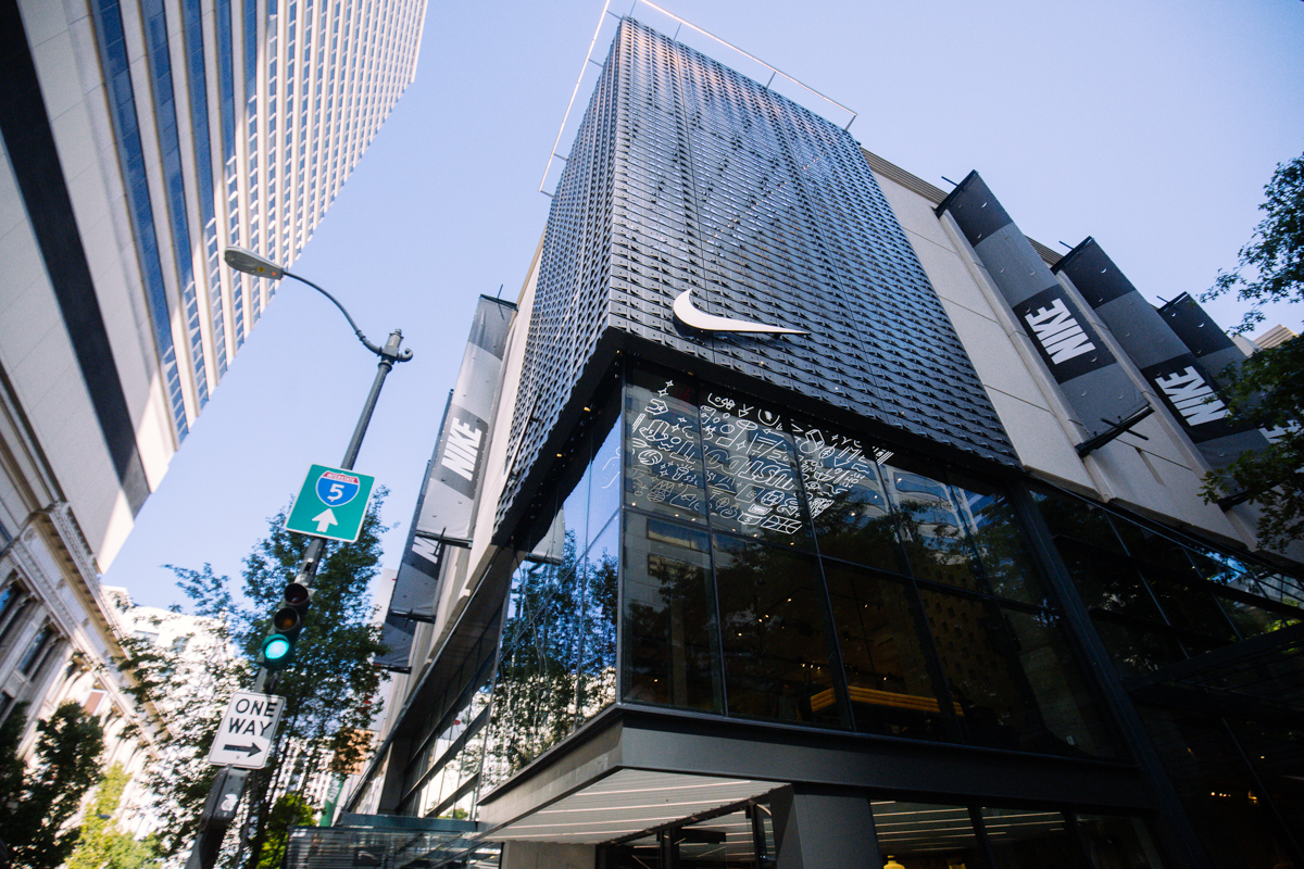 Seattle Sign Girl: Remodeled Nike Store in Seattle - Now Open