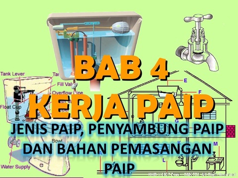 BAB 4 KERJA PAIP : JENIS PAIP, PENYAMBUNG PAIP DAN BAHAN PEMASANGAN ...
