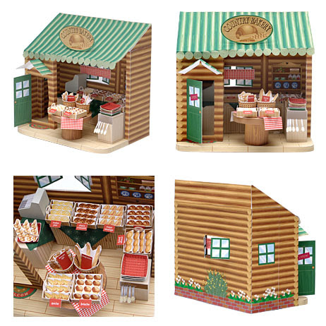 Bakery Paper Diorama | Paperized Crafts