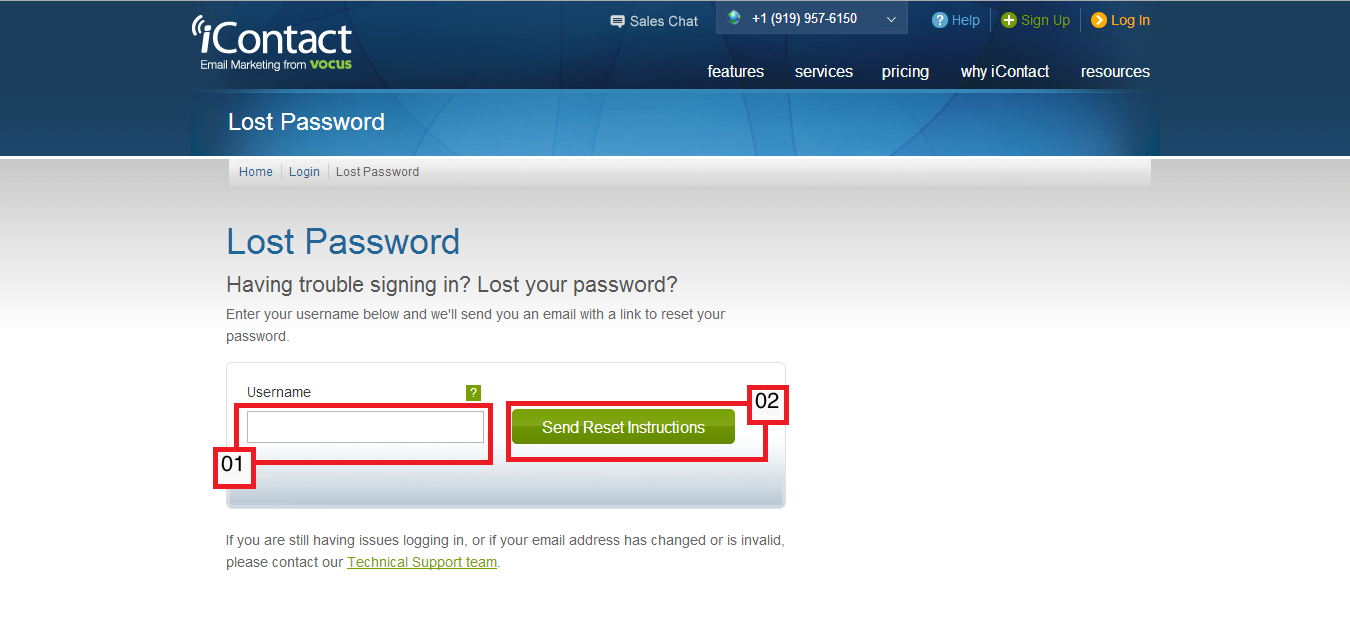 I Forgot My iContact Username And / Or Password | iContact Tutorials
