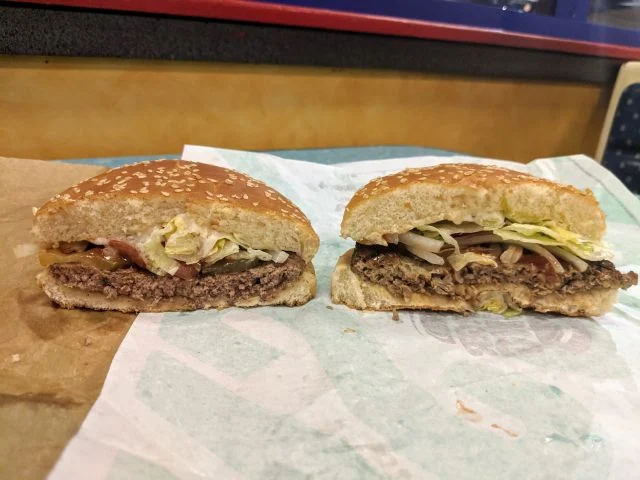 Review: Impossible Whopper vs. Regular Whopper