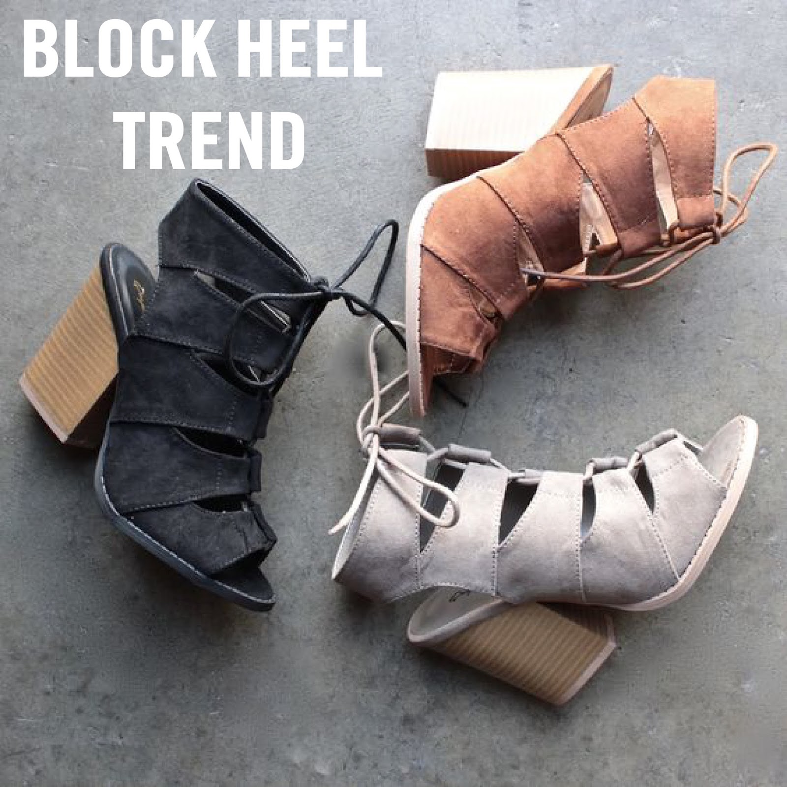 THE BLOCK HEEL - SHOE TREND - Miss Rich