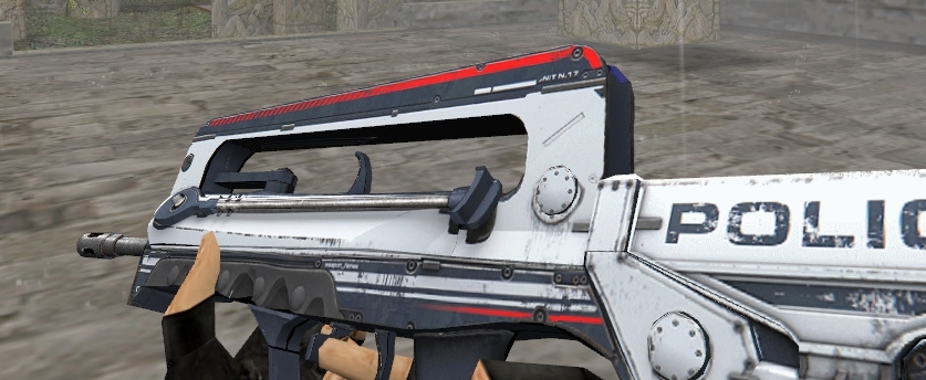 Skin Famas - Police (CS:GO) HD para CS 1.6 - CS Revo!