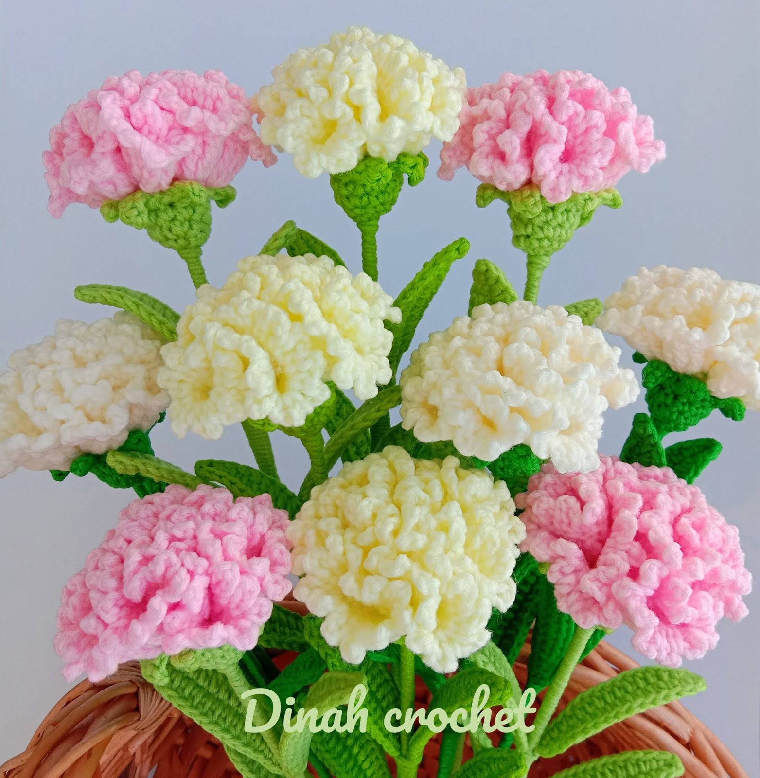 Dinah Crochet: Bunga carnation