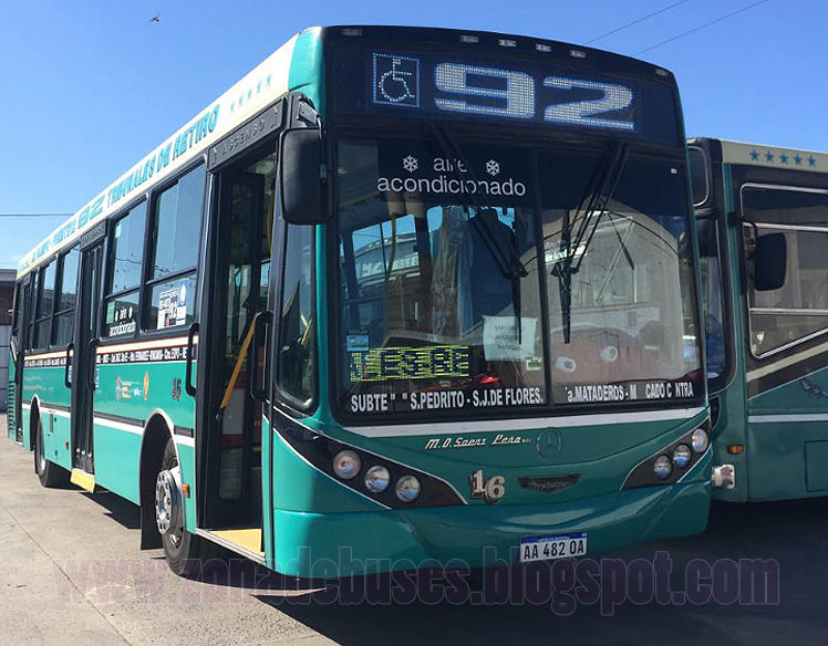 Colectibus - Zona de Buses: LINEA 92