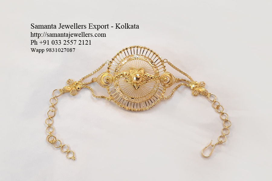 Latest Gold Bracelet Armlet Mantasha Designs