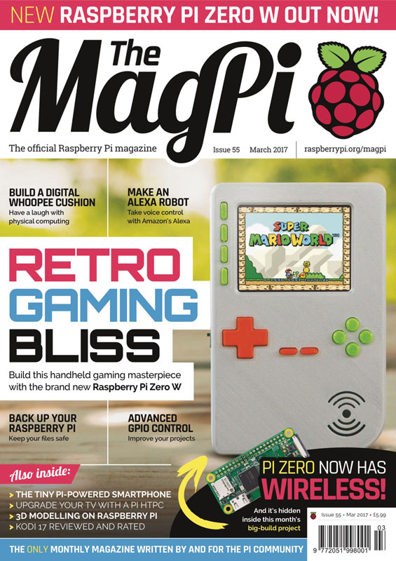 frambuesa-pi: The MagPi 55, la revista oficial de Raspberry Pi