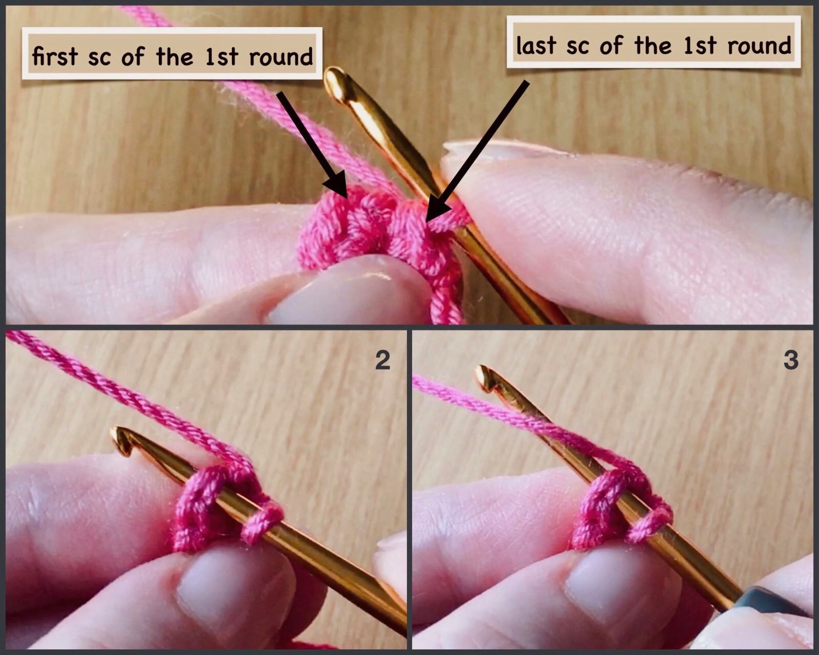 How To Crochet In Joined / Joining Rounds With Single Crochet