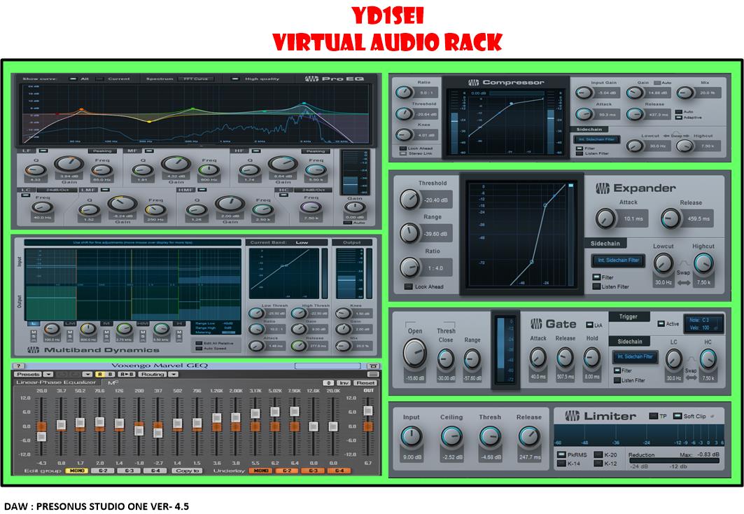 YC1SEI - An Indonesian Amateur Radio Operator: Virtual Audio Rack