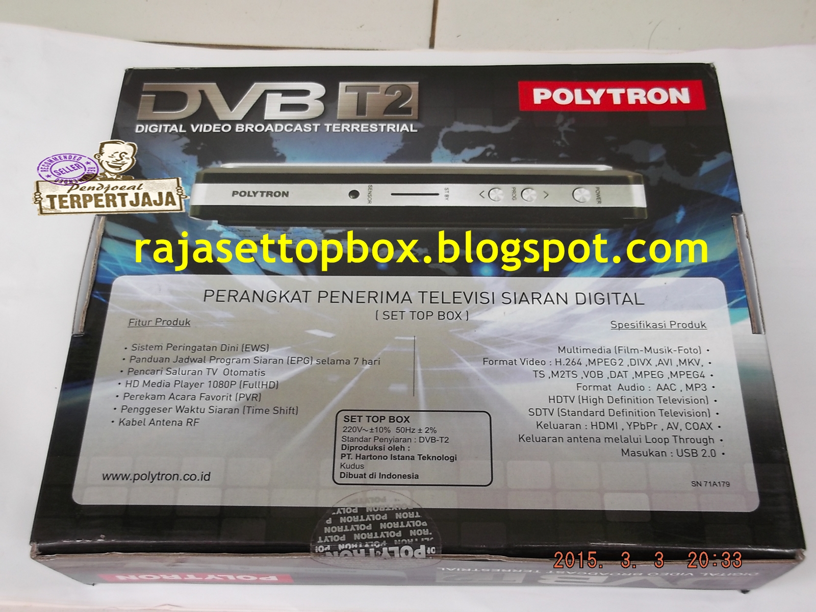 Spesifikasi dan Harga Set Top Box DVBT2 | Doel Digital